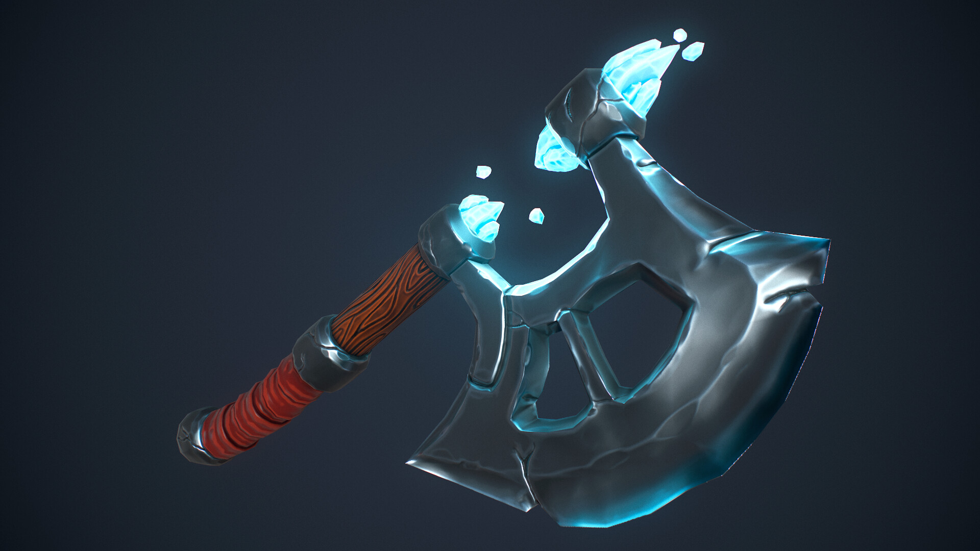 ArtStation - Stylized Crystal Axe