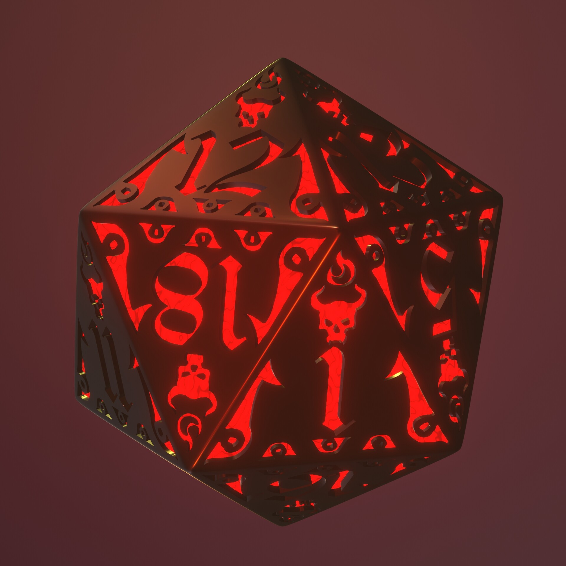 ArtStation - Set of devil dices