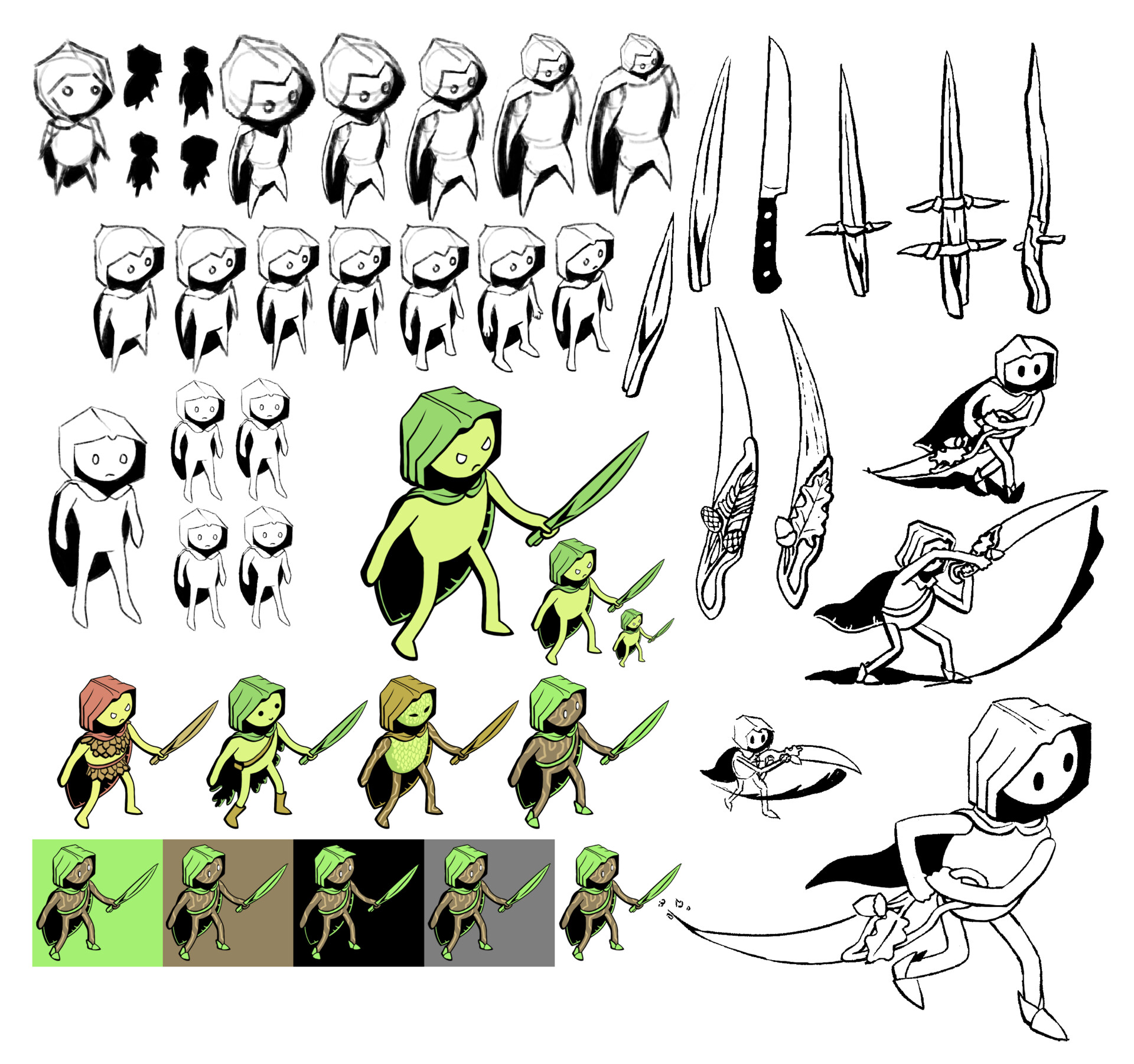 ArtStation - "Plant Souls" Character Designs