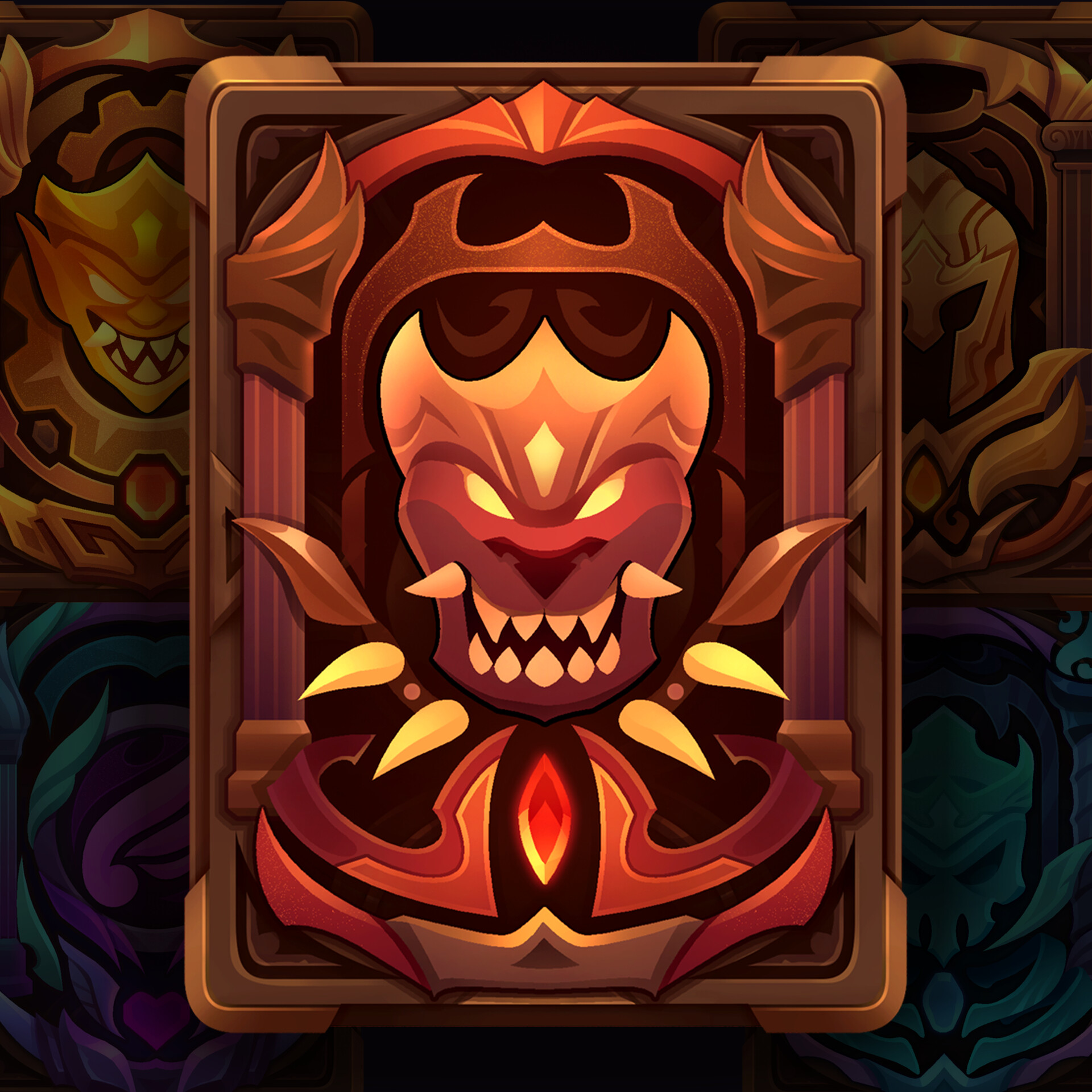 ArtStation - I Am Hero - Card backs & illustrations