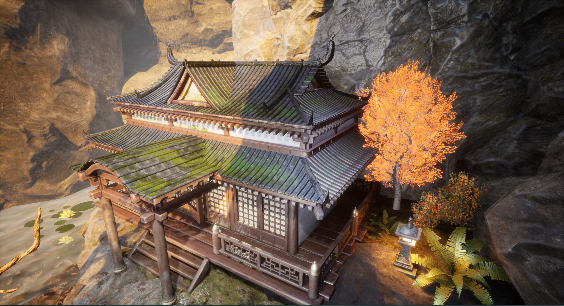 ArtStation - Japanese Temple Demo Reel