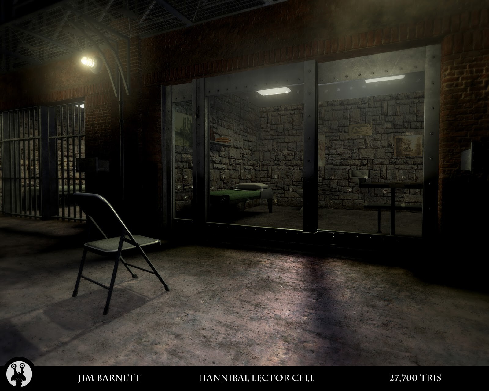 ArtStation - Hannibal Lecter Cell
