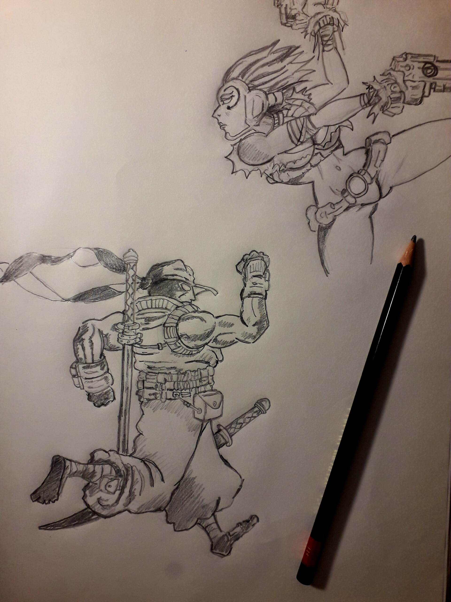 ArtStation - Major Ninja sketch