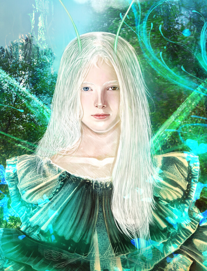 ArtStation - Lady of Butterflies