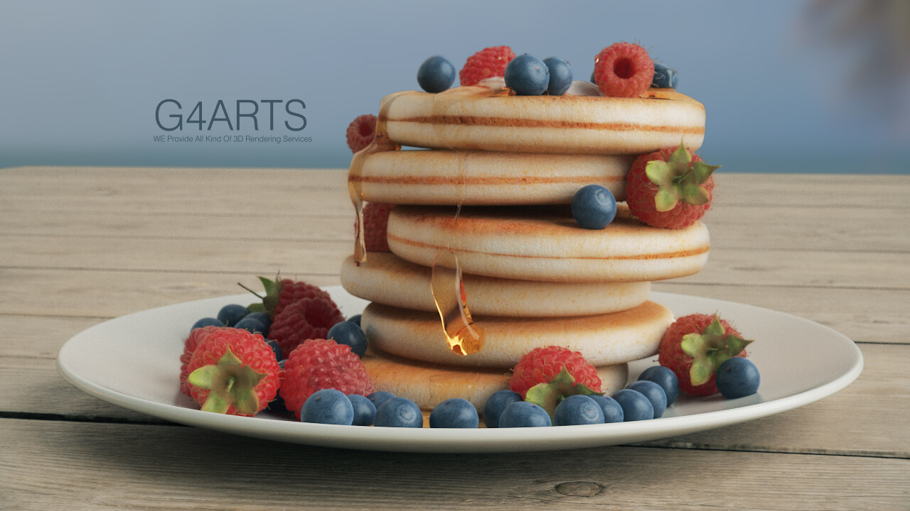 ArtStation - Pan Cakes & Honey 3D animation