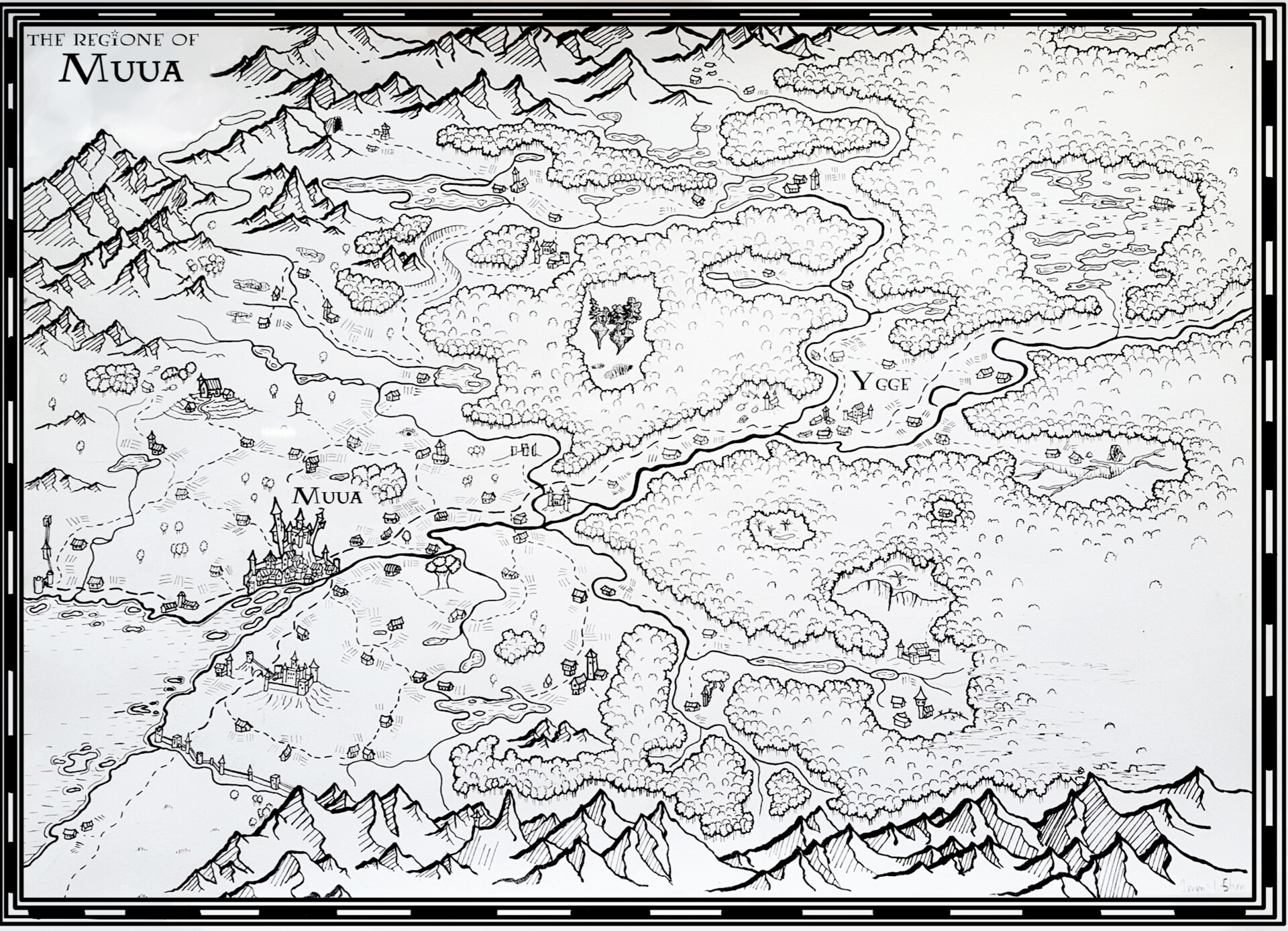 ArtStation - The city state of Muua and surrounding land