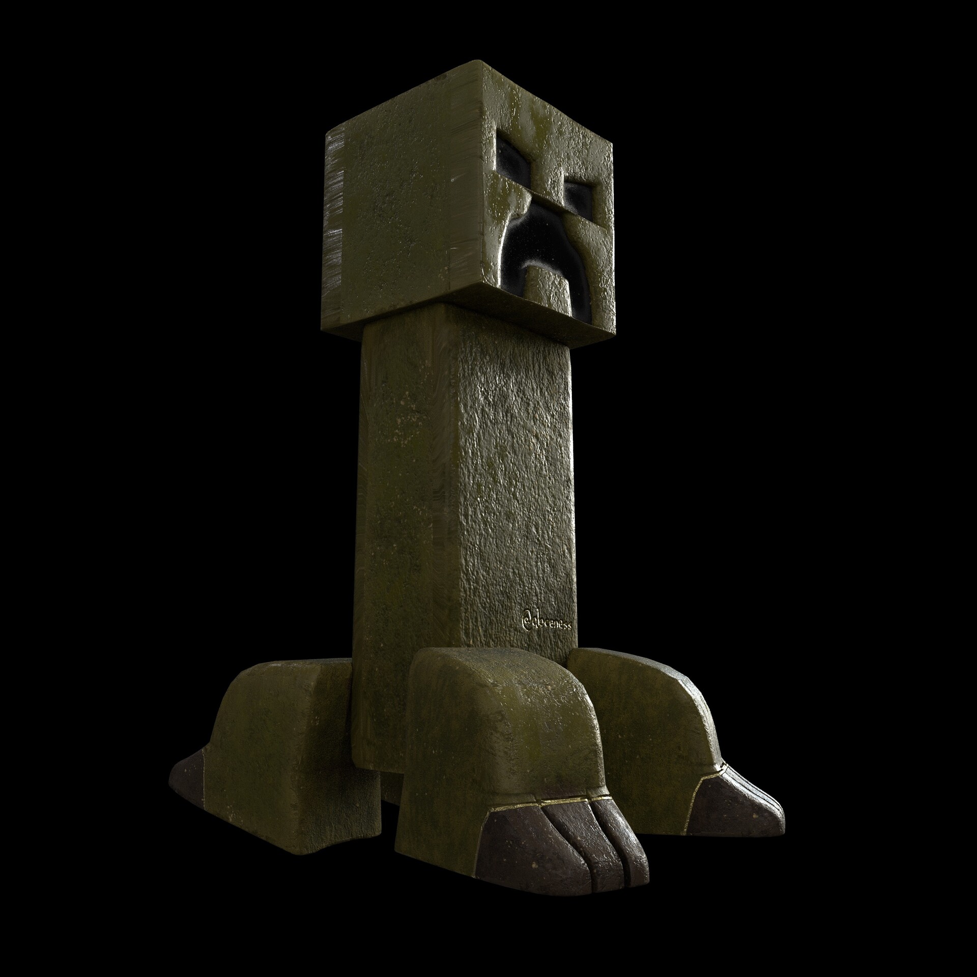 ArtStation - 3D Creeper Concept (Minecraft)