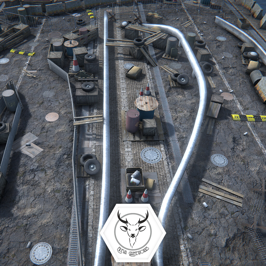 ArtStation - Destroyed Bridge