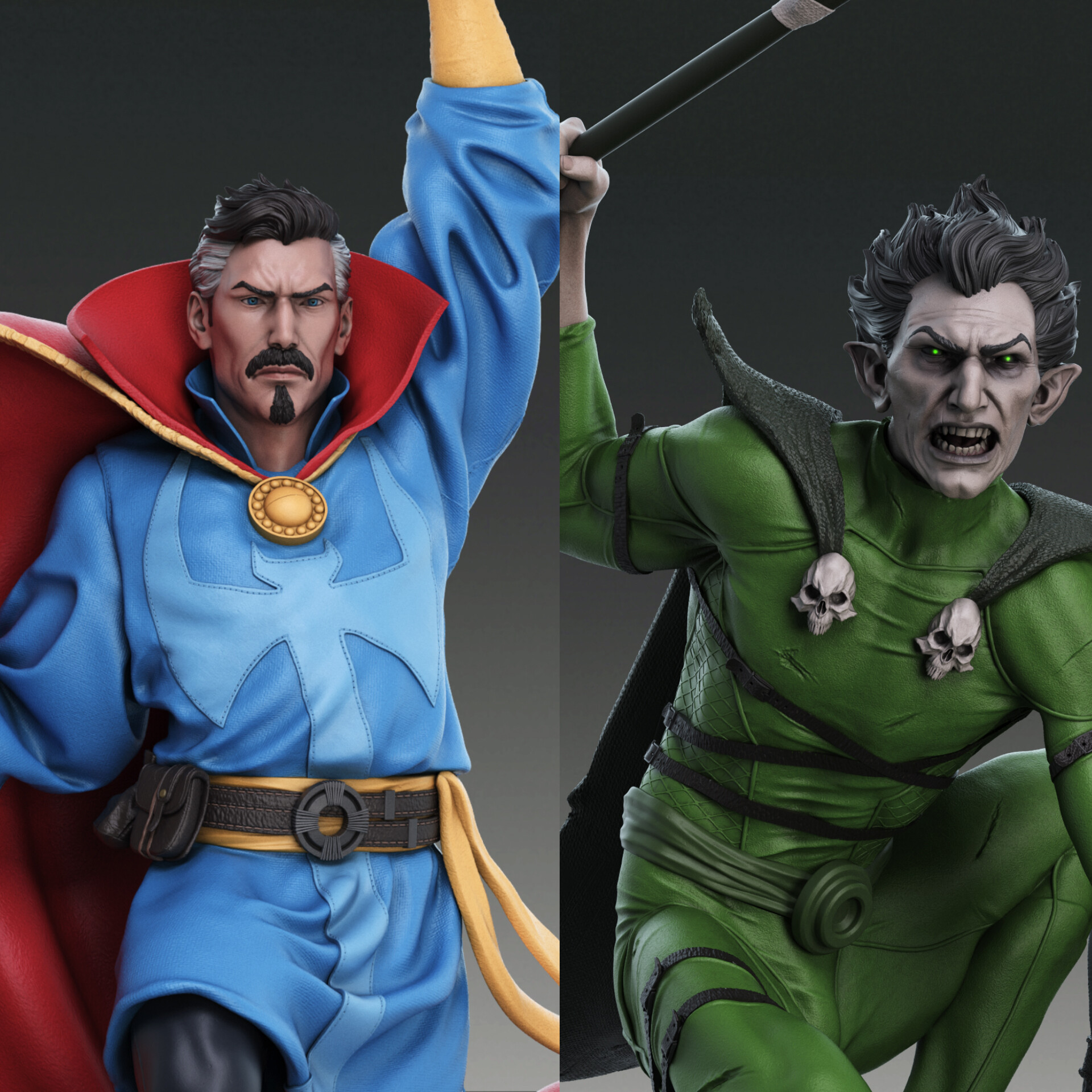 ArtStation - Doctor Strange vs Nightmare