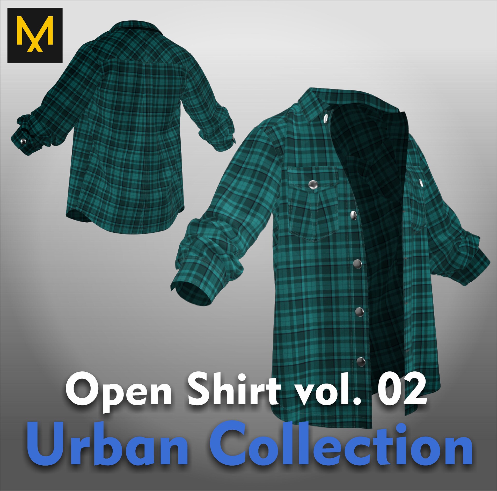 ArtStation - Open Shirt vol.02 - Urban Collection