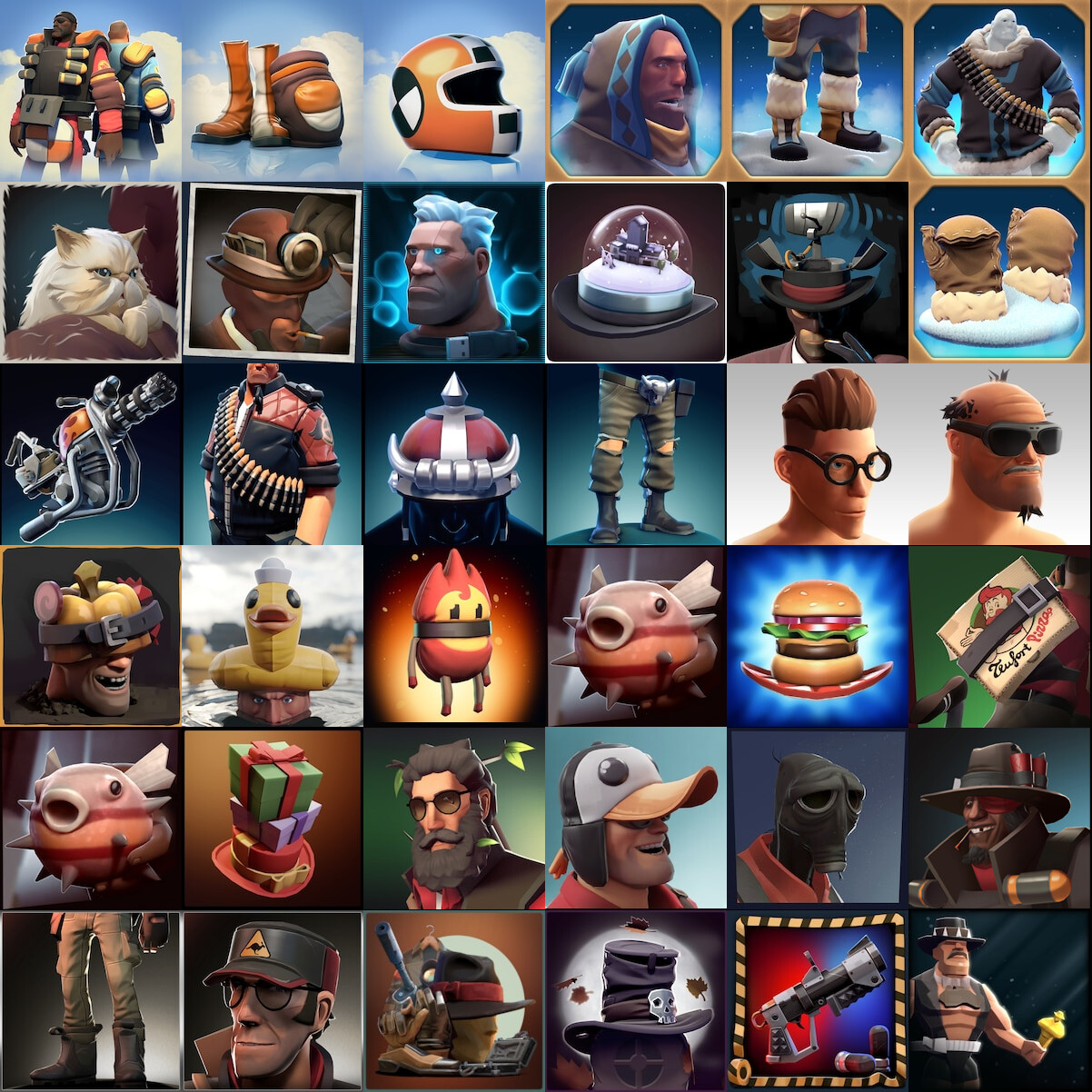 ArtStation - Team Fortress 2 Workshop works [2018-2020]