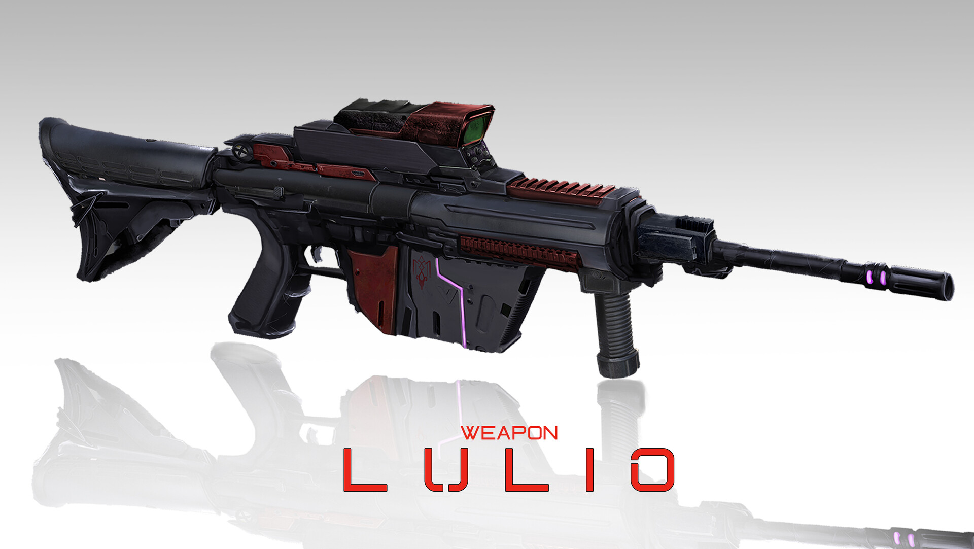 ArtStation - RED DEMON WEAPON