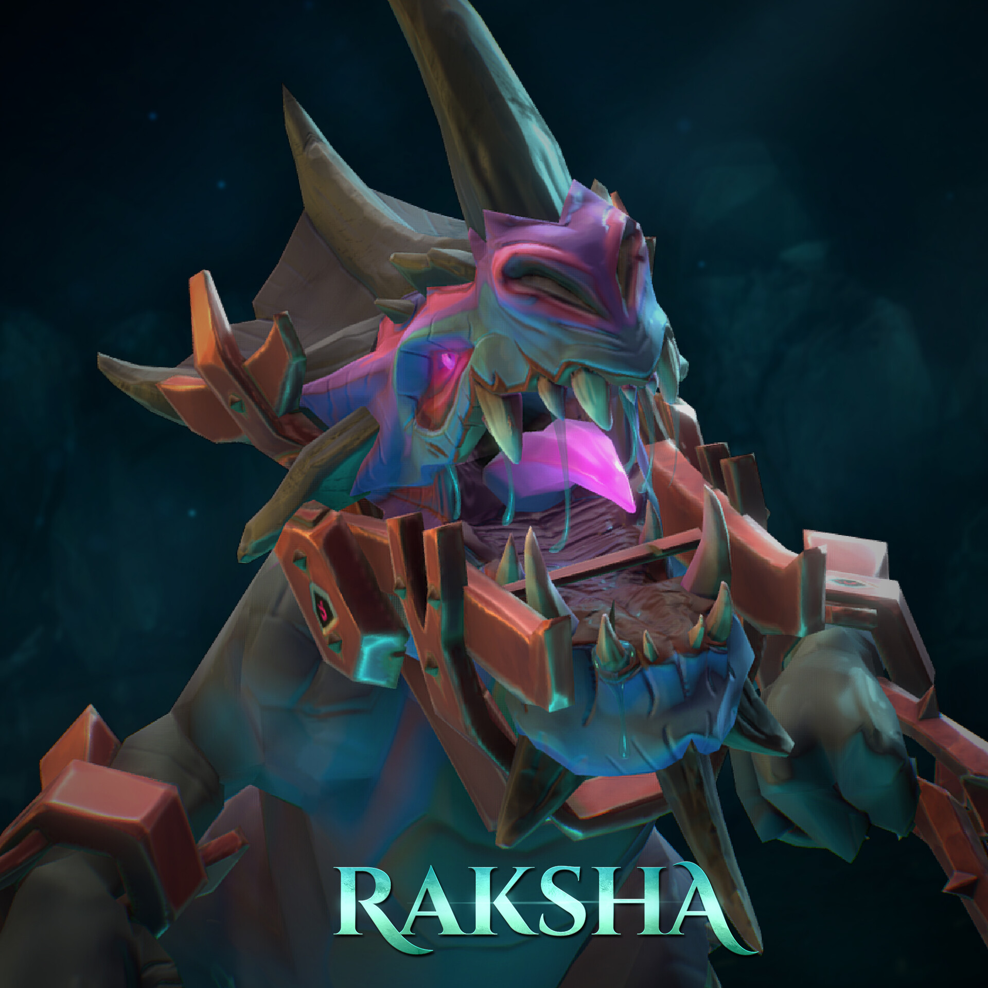 ArtStation - Raksha, the Shadow Colossus