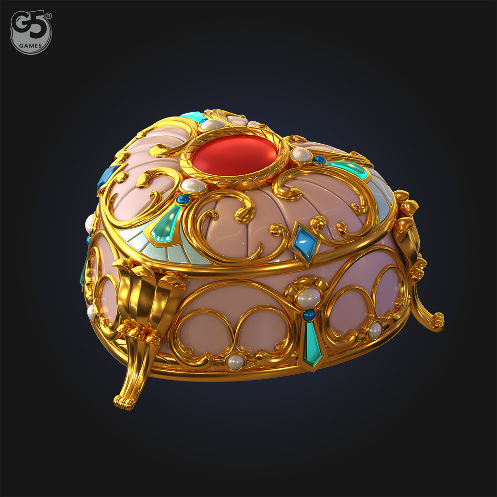 ArtStation - Heart-Shaped Casket