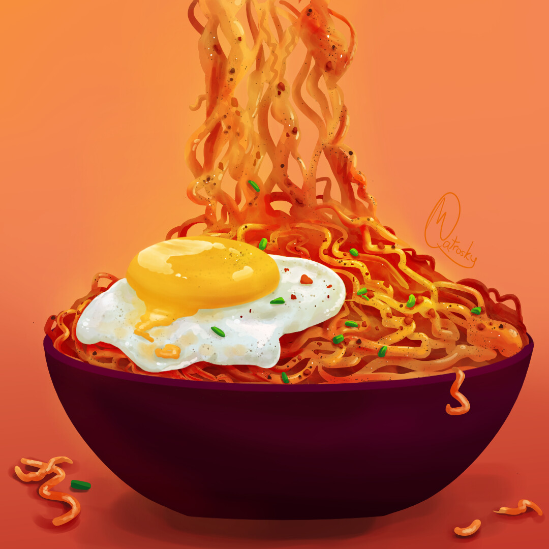 ArtStation - Instant Ramen