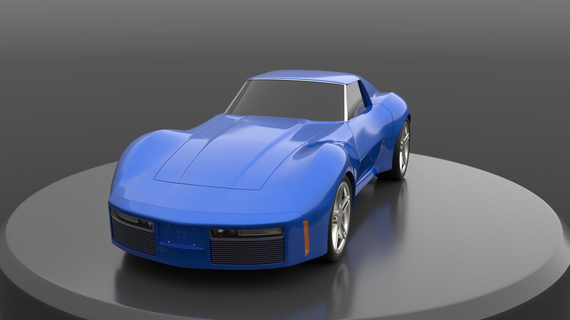 ArtStation - Custom C3 Corvette