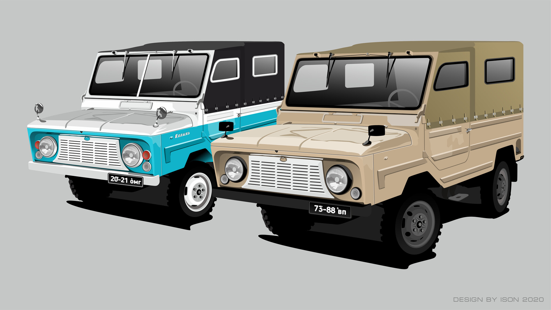 ArtStation - ZAZ-969V / LUAZ-969V / Lumz-969V (1966-1972)