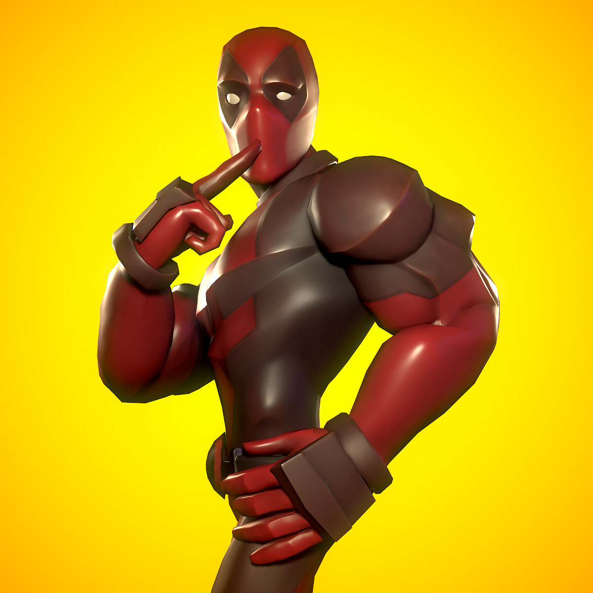 ArtStation - Stylized Deadpool