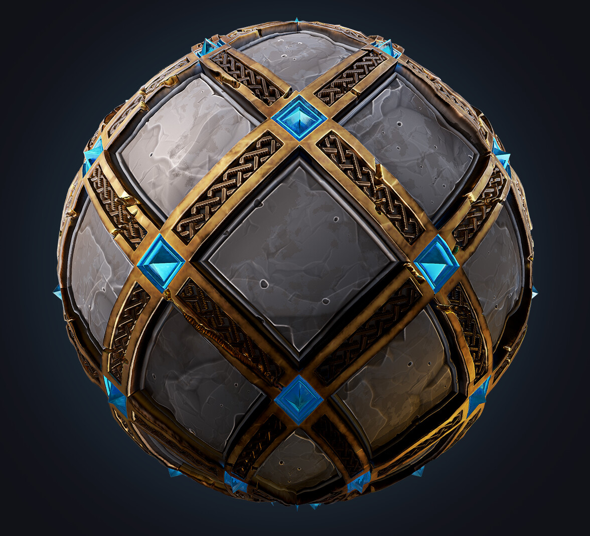 ArtStation - Stylised Viking Tiles