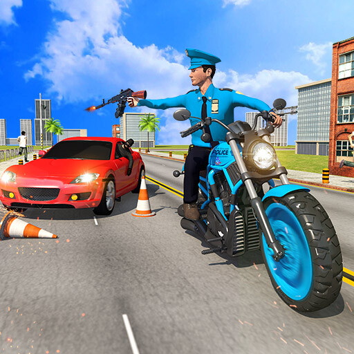 ArtStation - Crime Police Bike Chase - Moto City Rider 2020