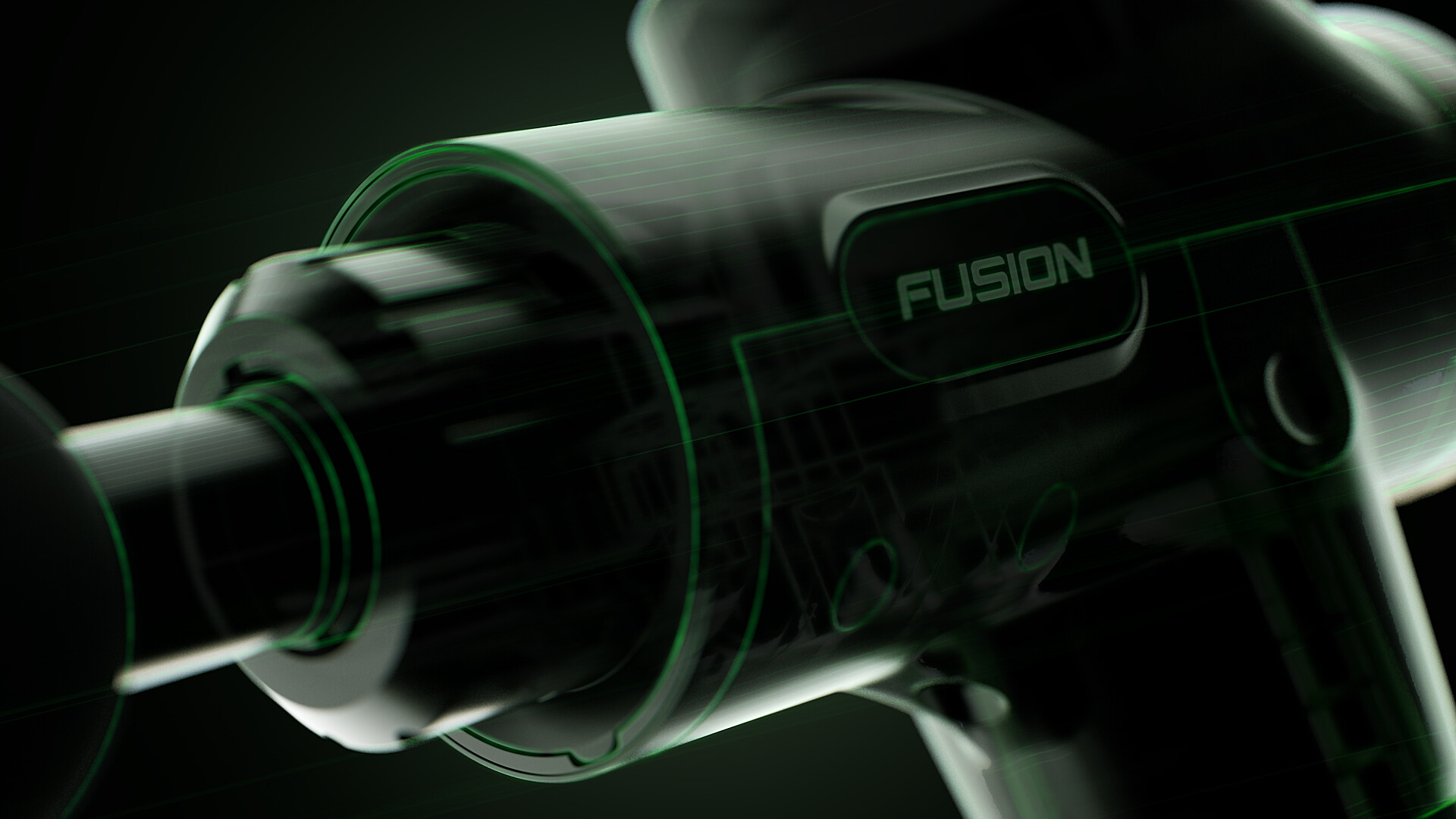 ArtStation - Massage Gun Video Animation made for Fusion