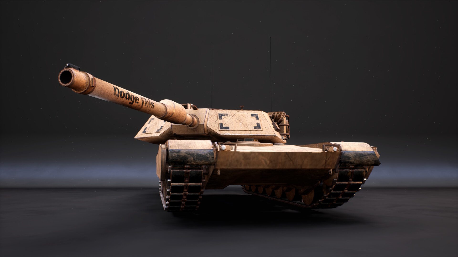 ArtStation - M1A1 Abrams Tank