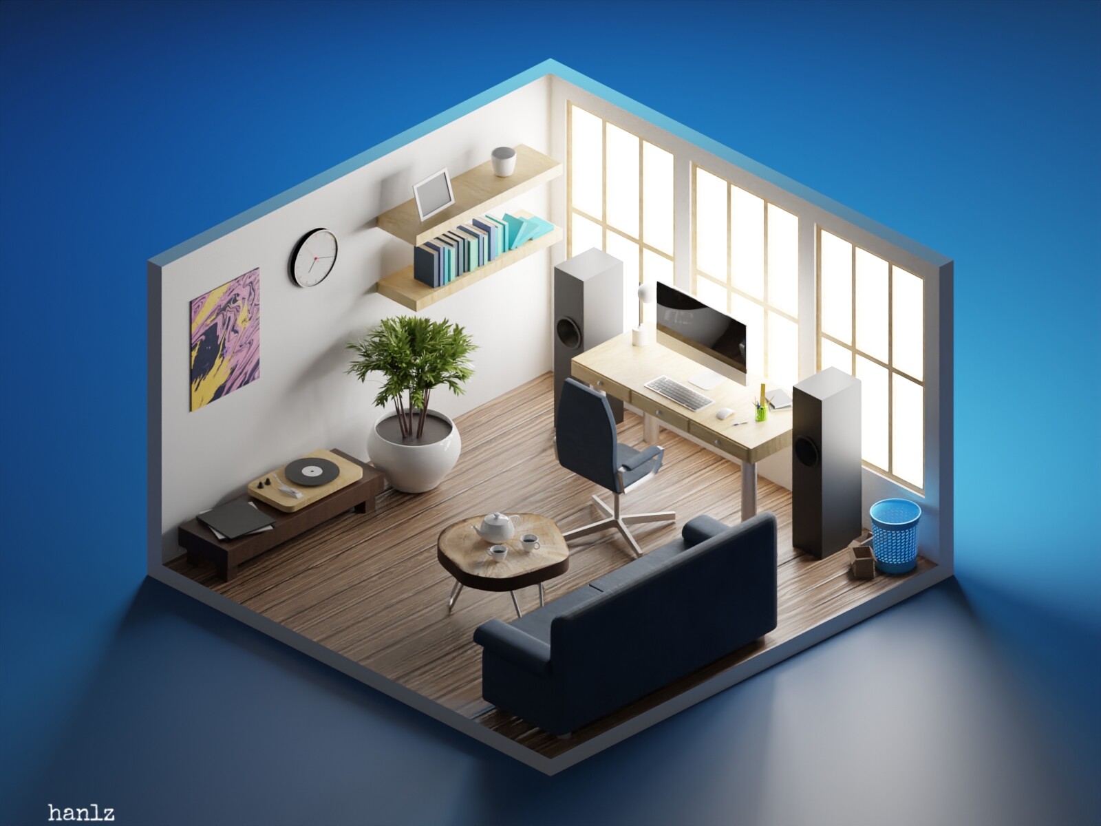 han_linn_zaw_ - Home office