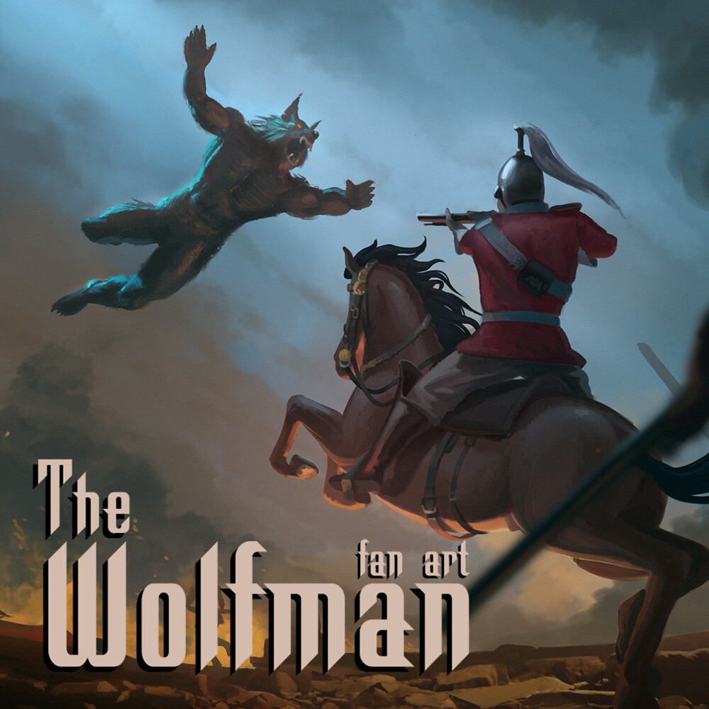 ArtStation - The Wolf man/ Fan art