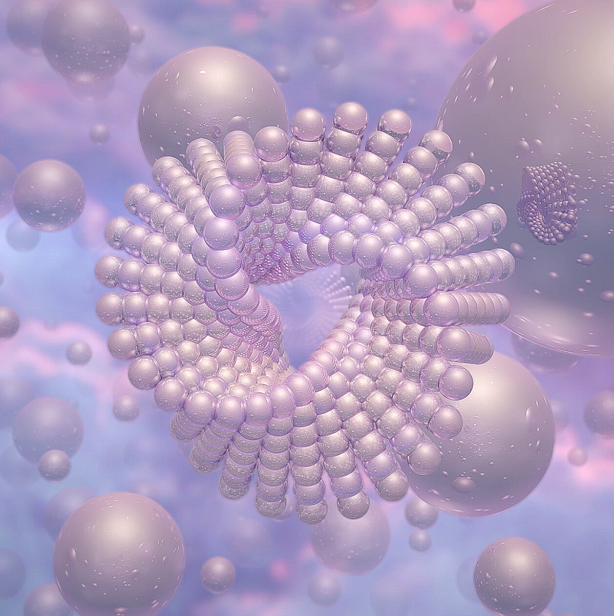 ArtStation - Looped space spheres