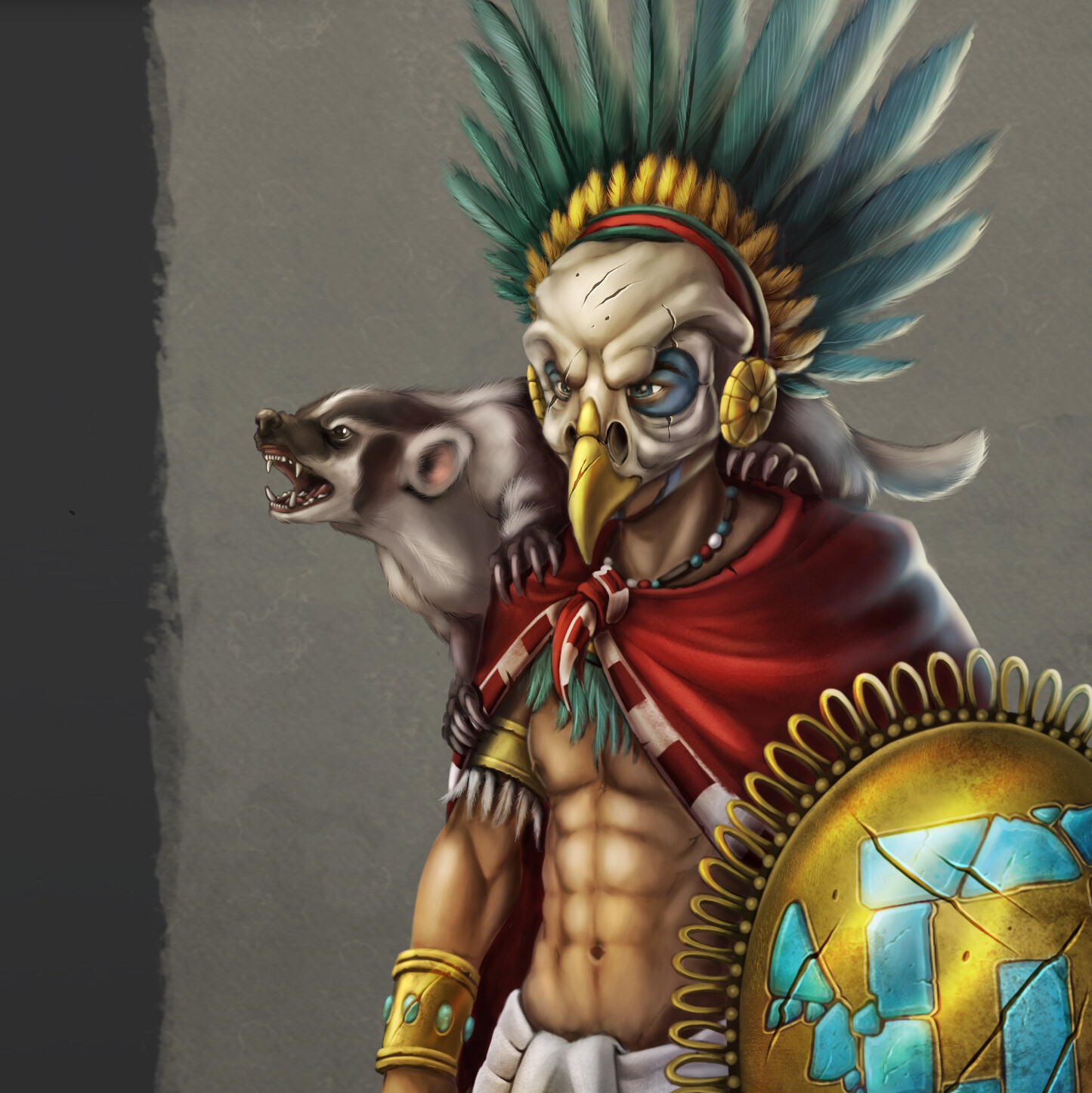 ArtStation - Aztec Warrior