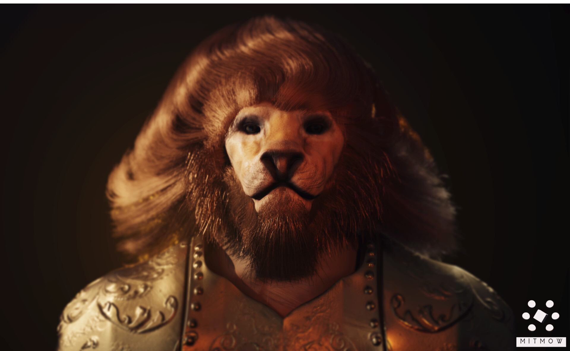 ArtStation - Golden lion king