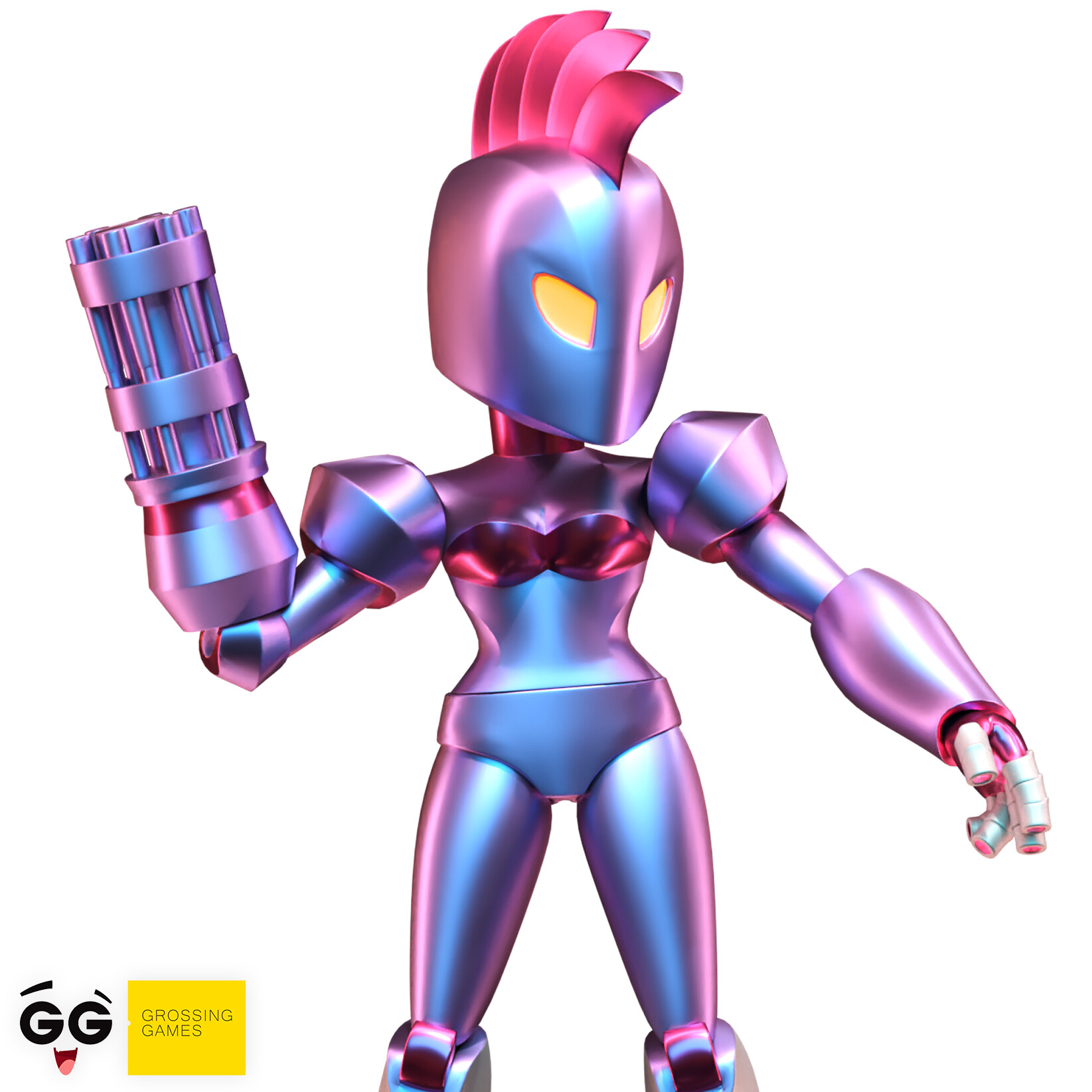 ArtStation - Robot Hero Female Character