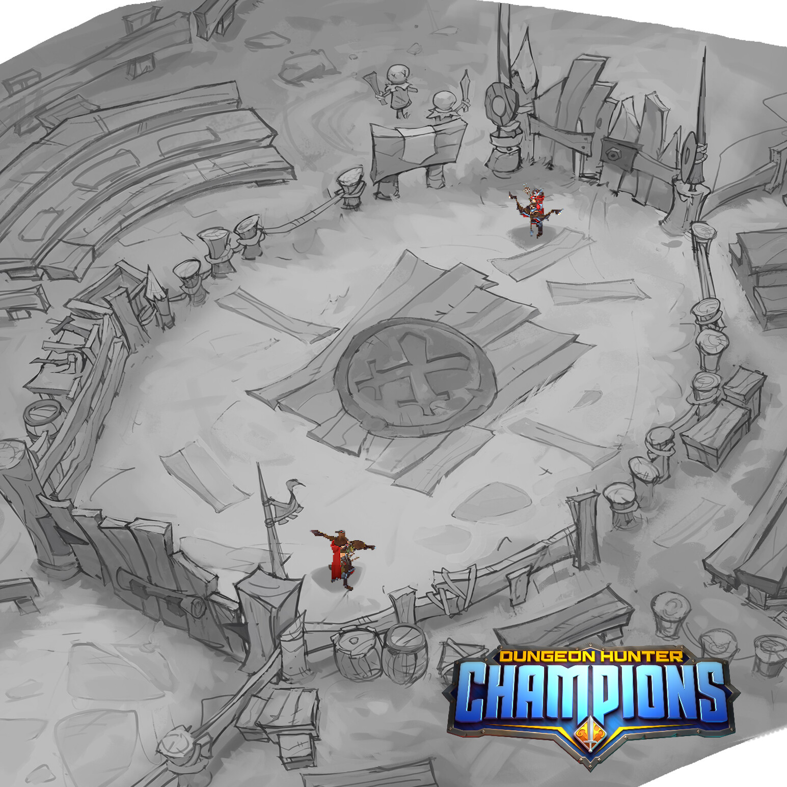 ArtStation - Dungeon Hunter Champions - Arenas