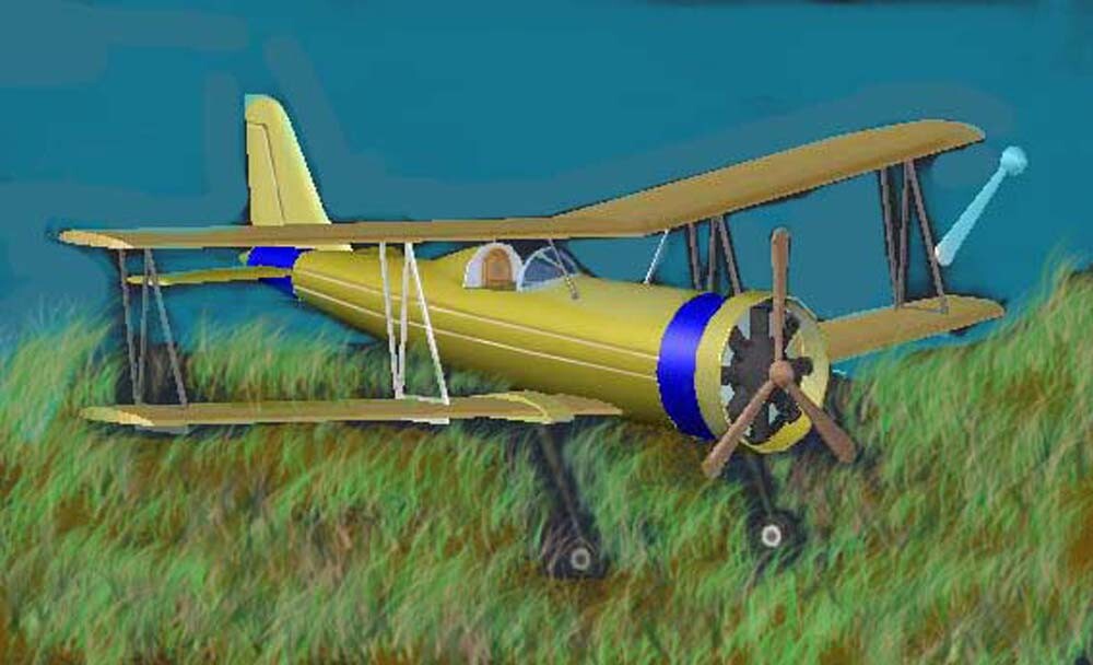 ArtStation - My airplane LET 31 in the style of the early 30's