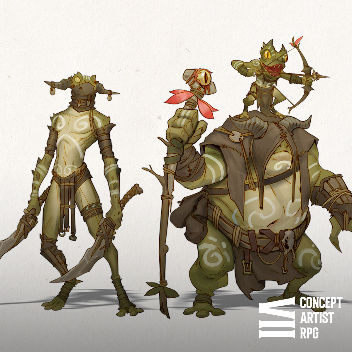 ArtStation - Swamp Tribe, Vsevolod OM 24 Pechenkin