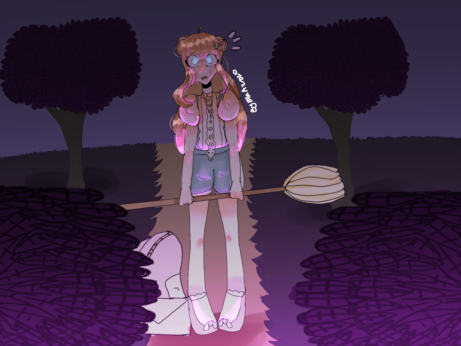 ArtStation - Milly arrives at school