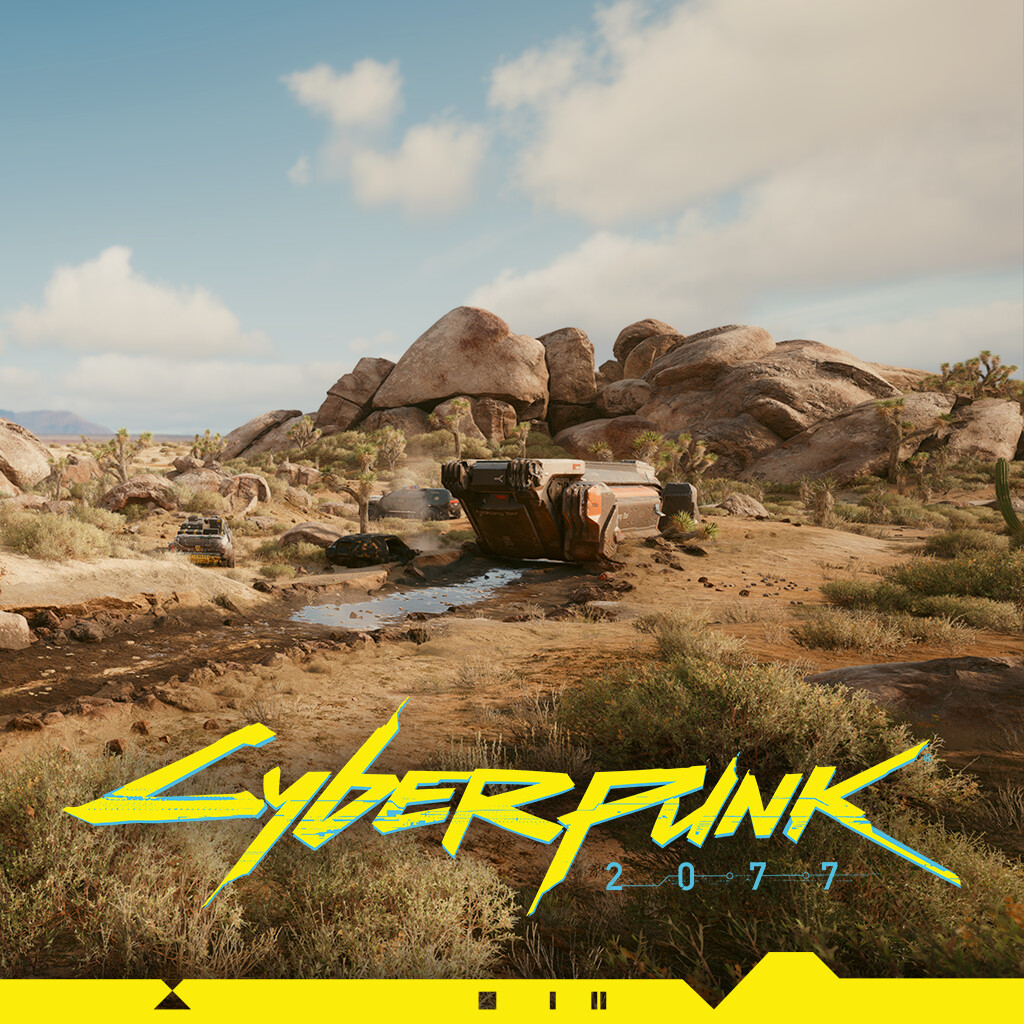 ArtStation - Cyberpunk 2077 - Lightning Breaks - Crash site