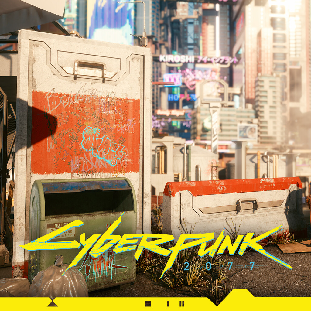 ArtStation - CYBERPUNK 2077 | Blockade set repaint