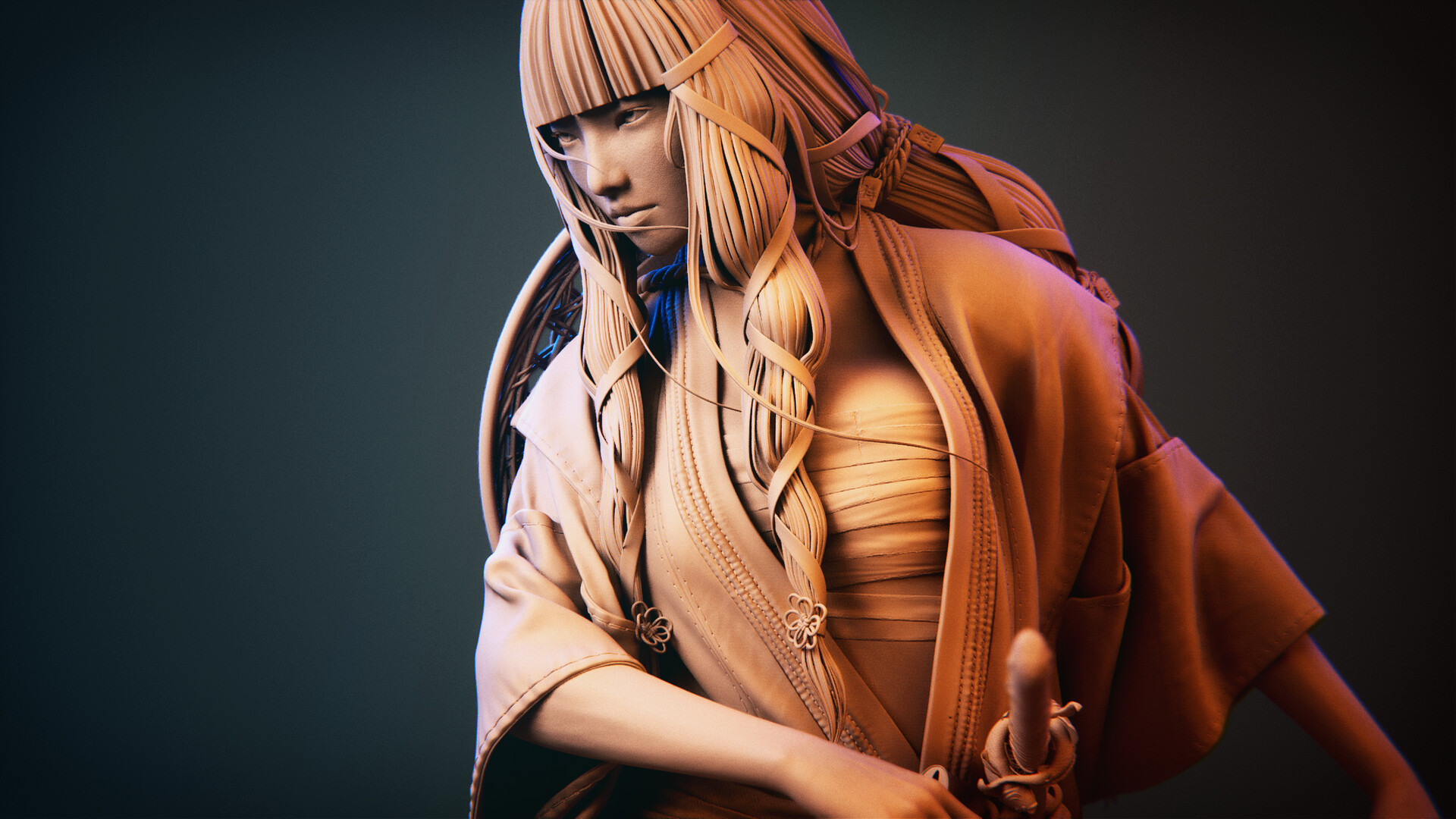 ArtStation - Samurai WIP