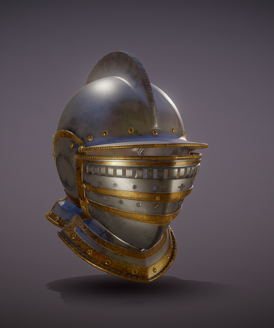 ArtStation - Medieval helmet