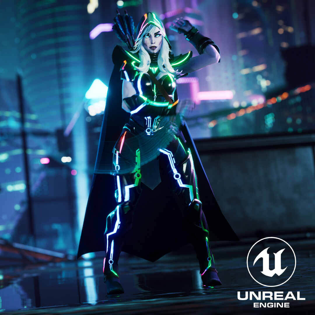 ArtStation - Drow Ranger Dancer