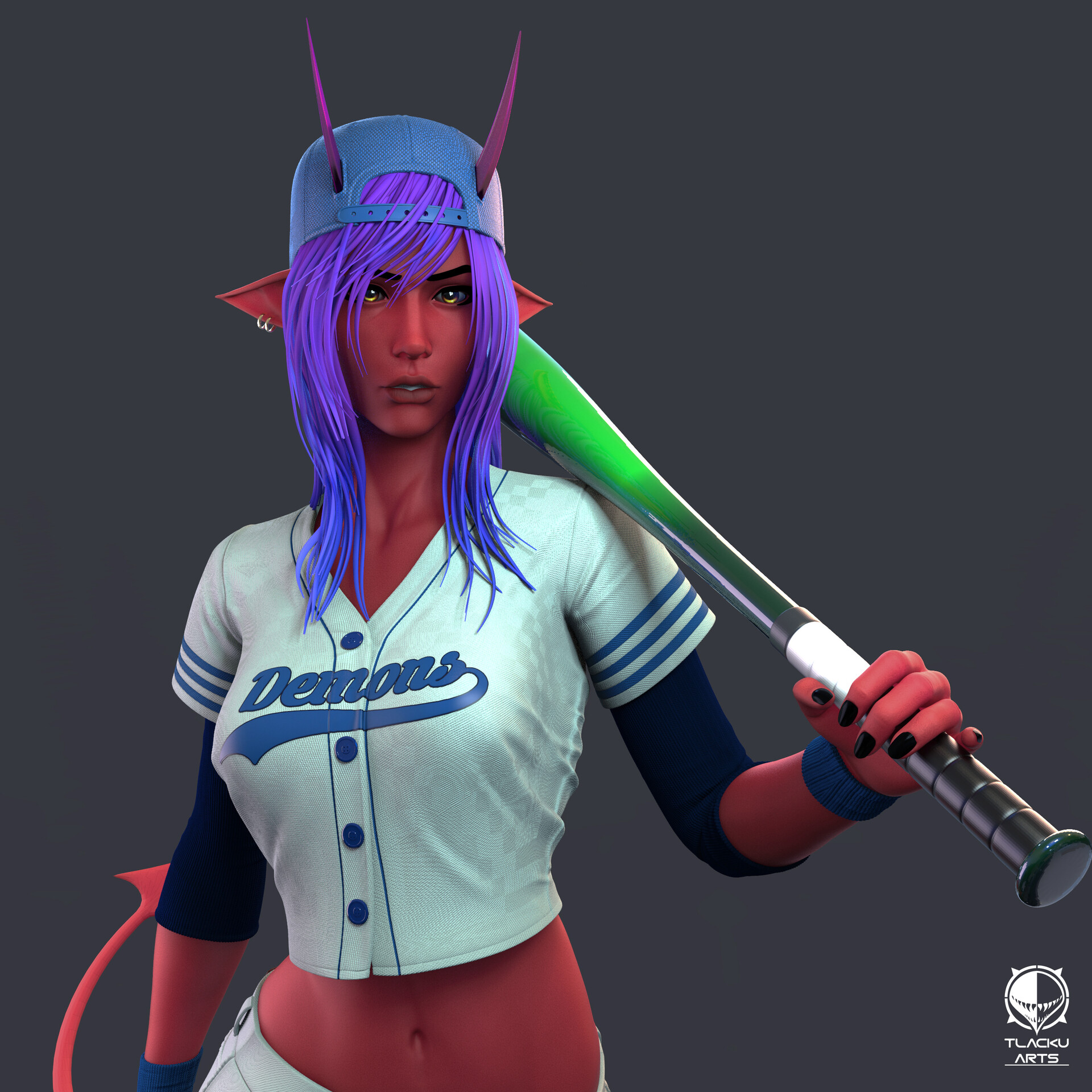 ArtStation - Lilith the demon player