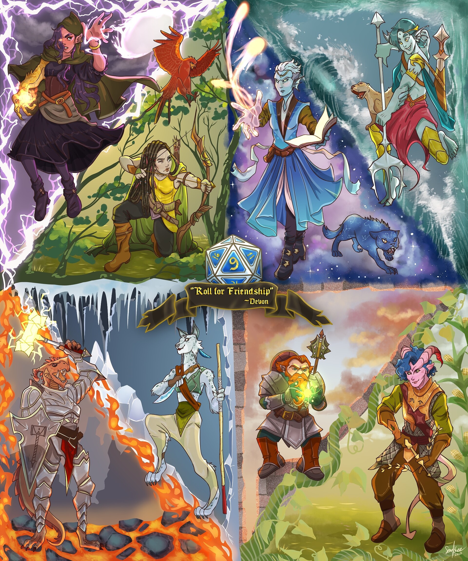 ArtStation - D&D poster