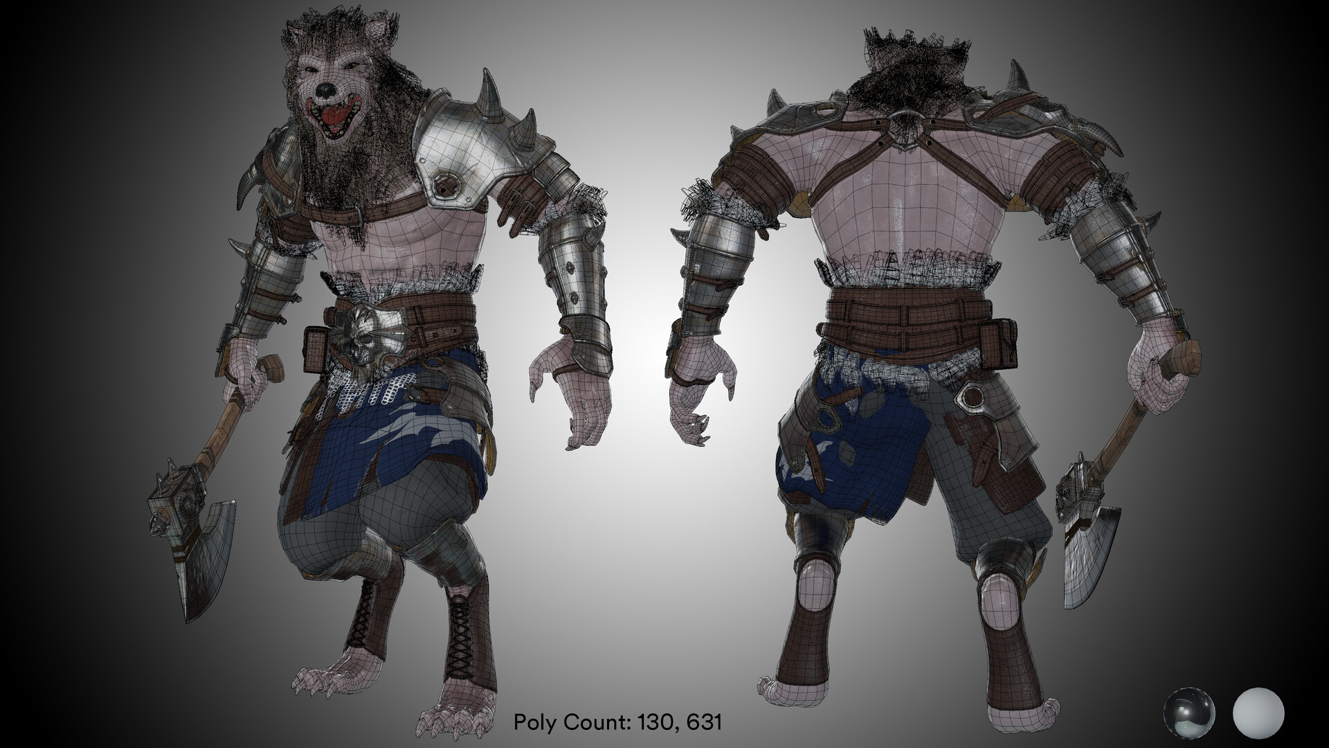 ArtStation - Werewolf: Rigging, Animation, Gameplay Test