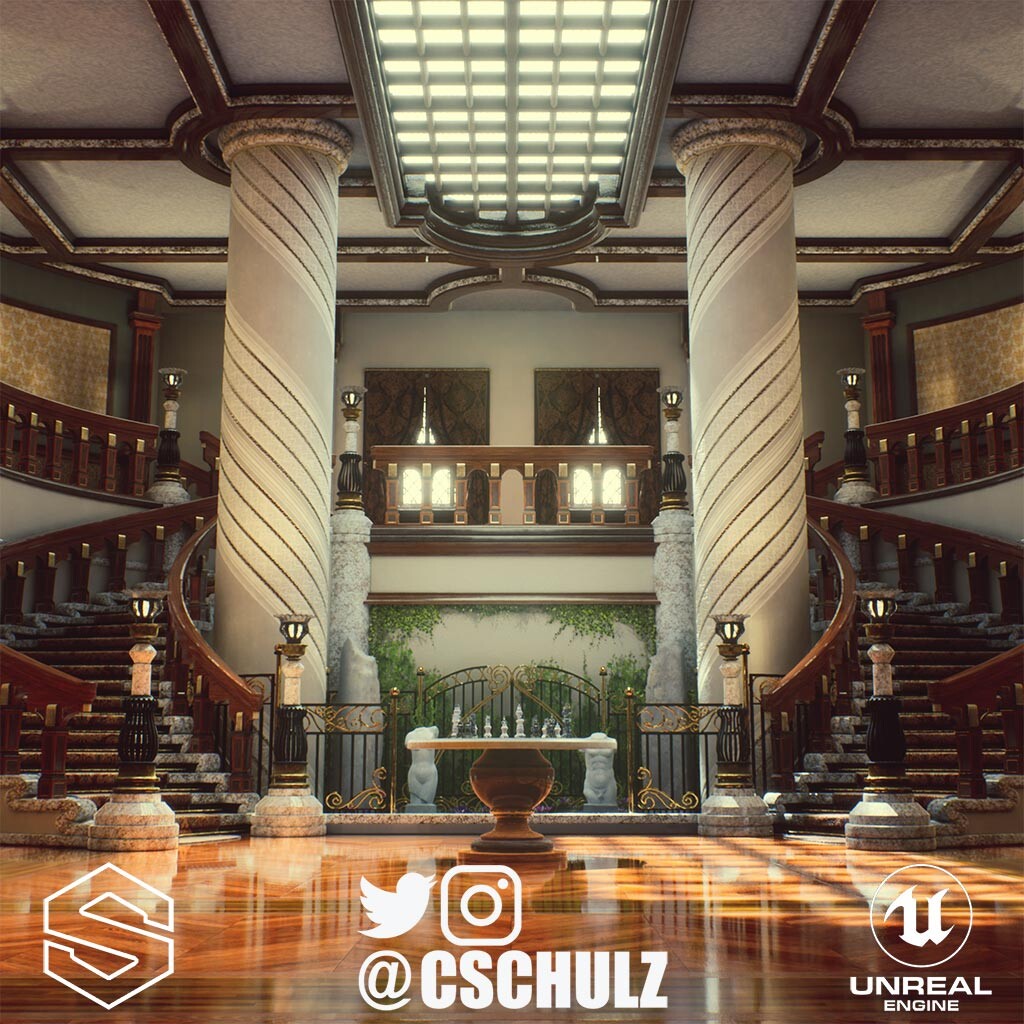 ArtStation - Victorian Entryway (UE4)