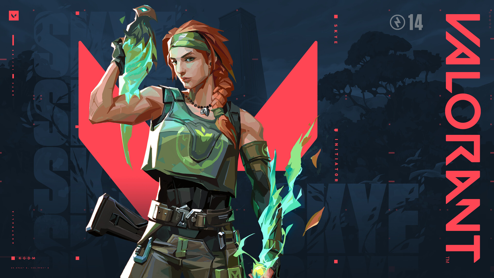 Su Ke - VALORANT agent key art. Skye & Skye promo