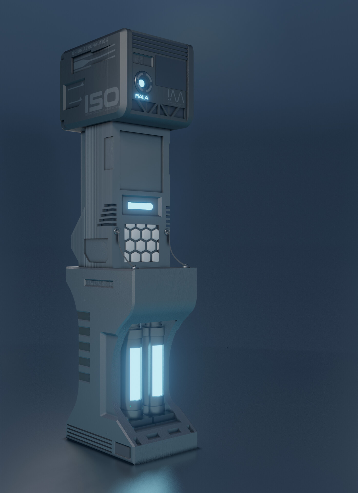 ArtStation - Sci Fi Pillar