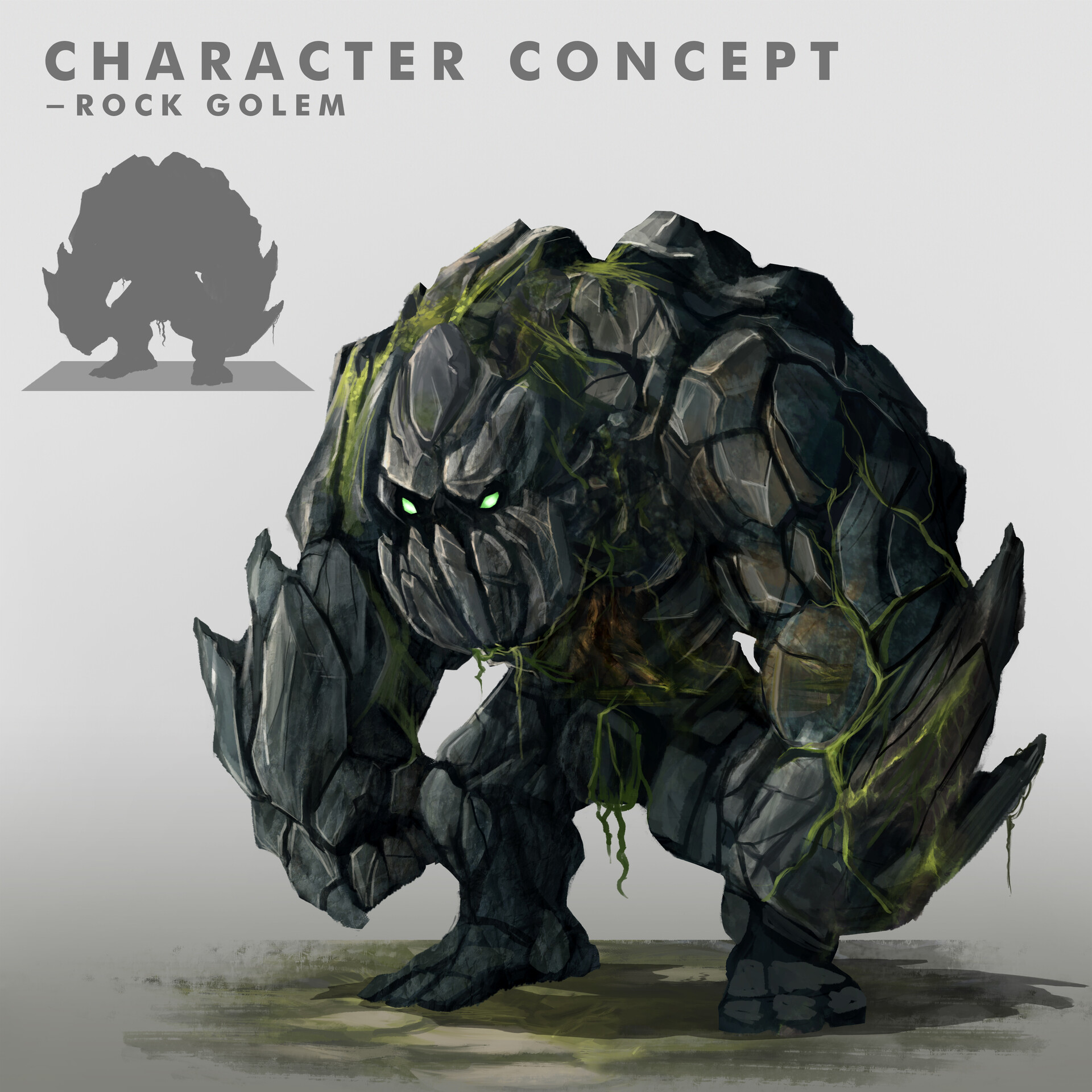 ArtStation - Rock Golem