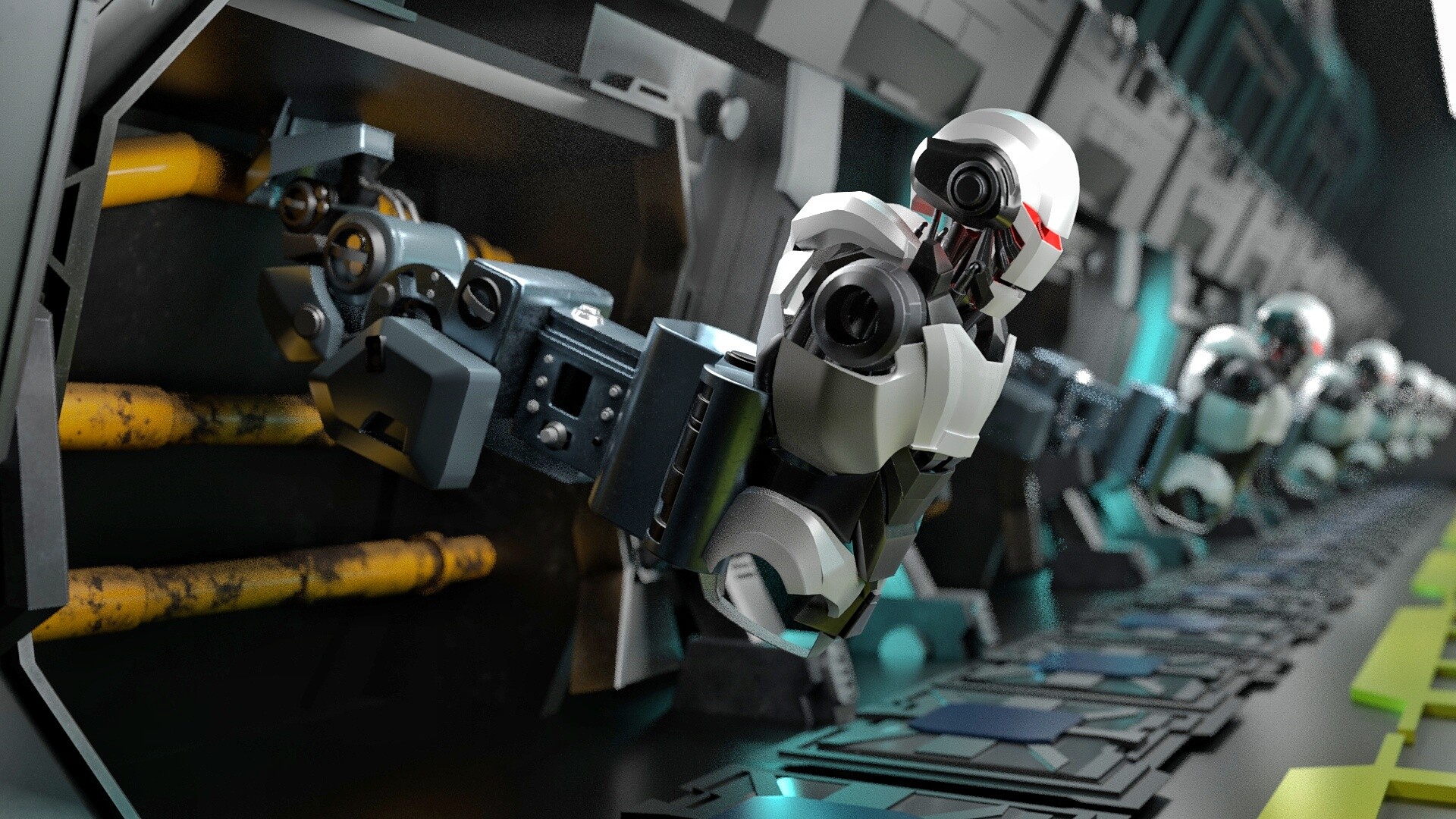 ArtStation - Robot factory