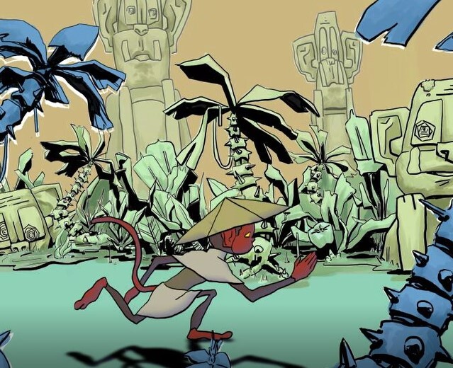 ArtStation - 2D Monkey Run Cycle Animation